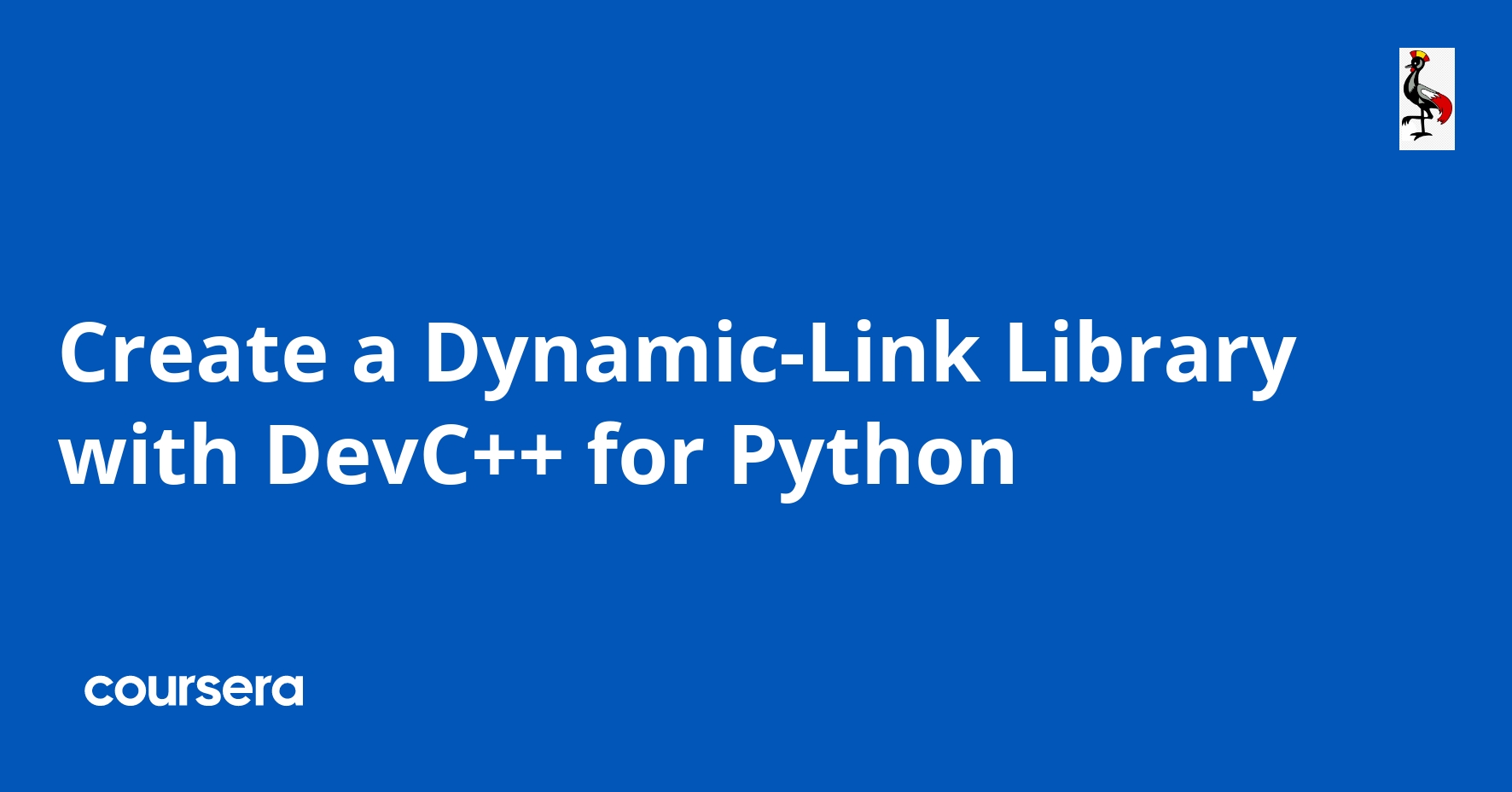 Project: Create a Dynamic-Link Library with DevC++ for Python [2 hrs ... Project: Create a Dynamic-Link Library with DevC++ for Python [2 hrs ...