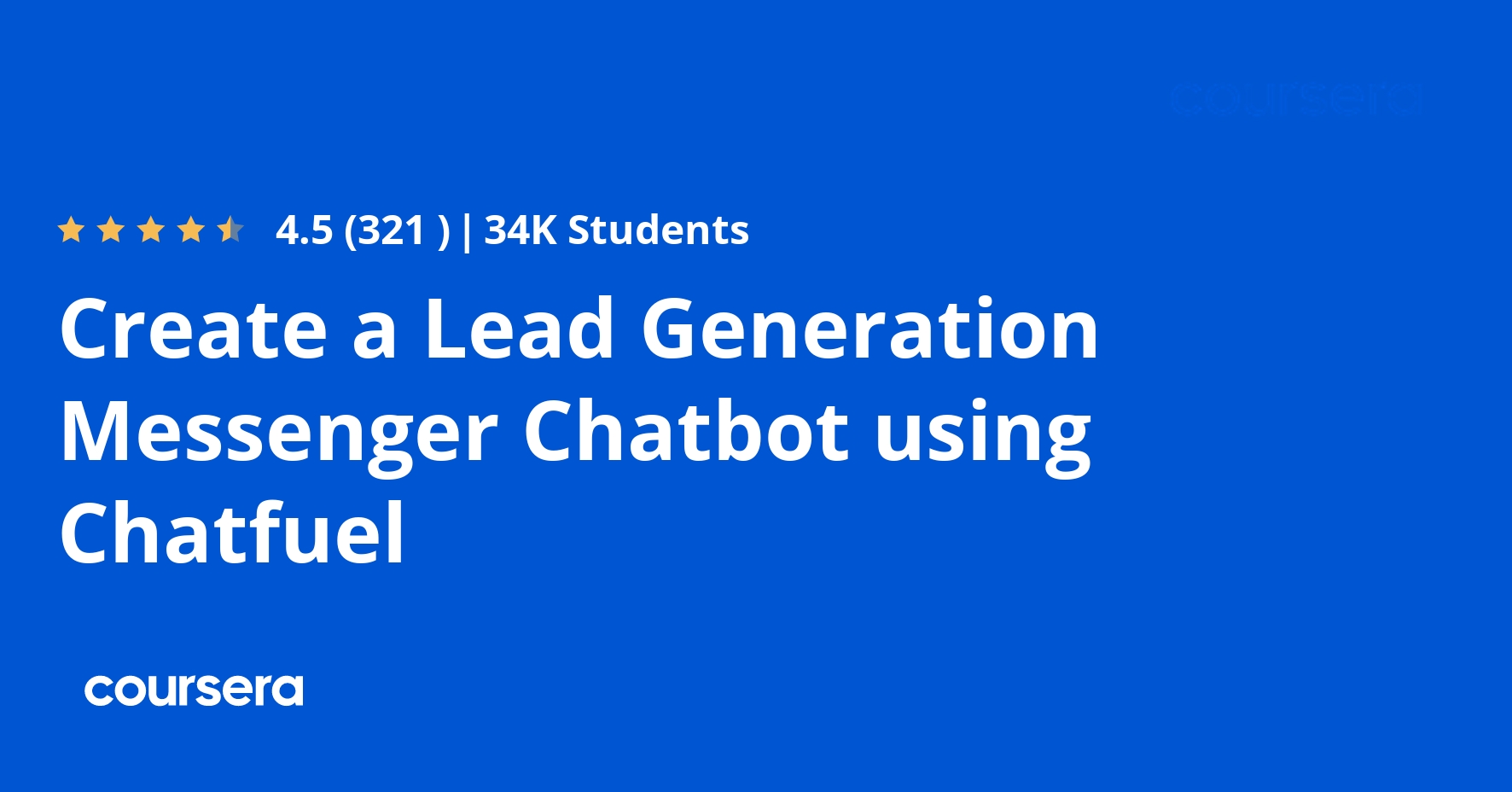 Create a Lead Generation Messenger Chatbot using Chatfuel