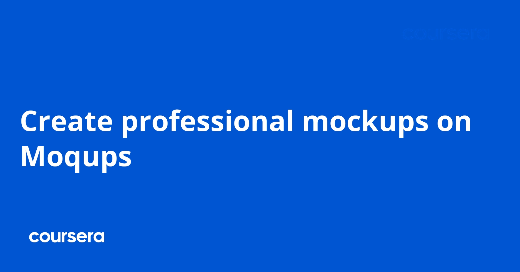 Create professional mockups on Moqups