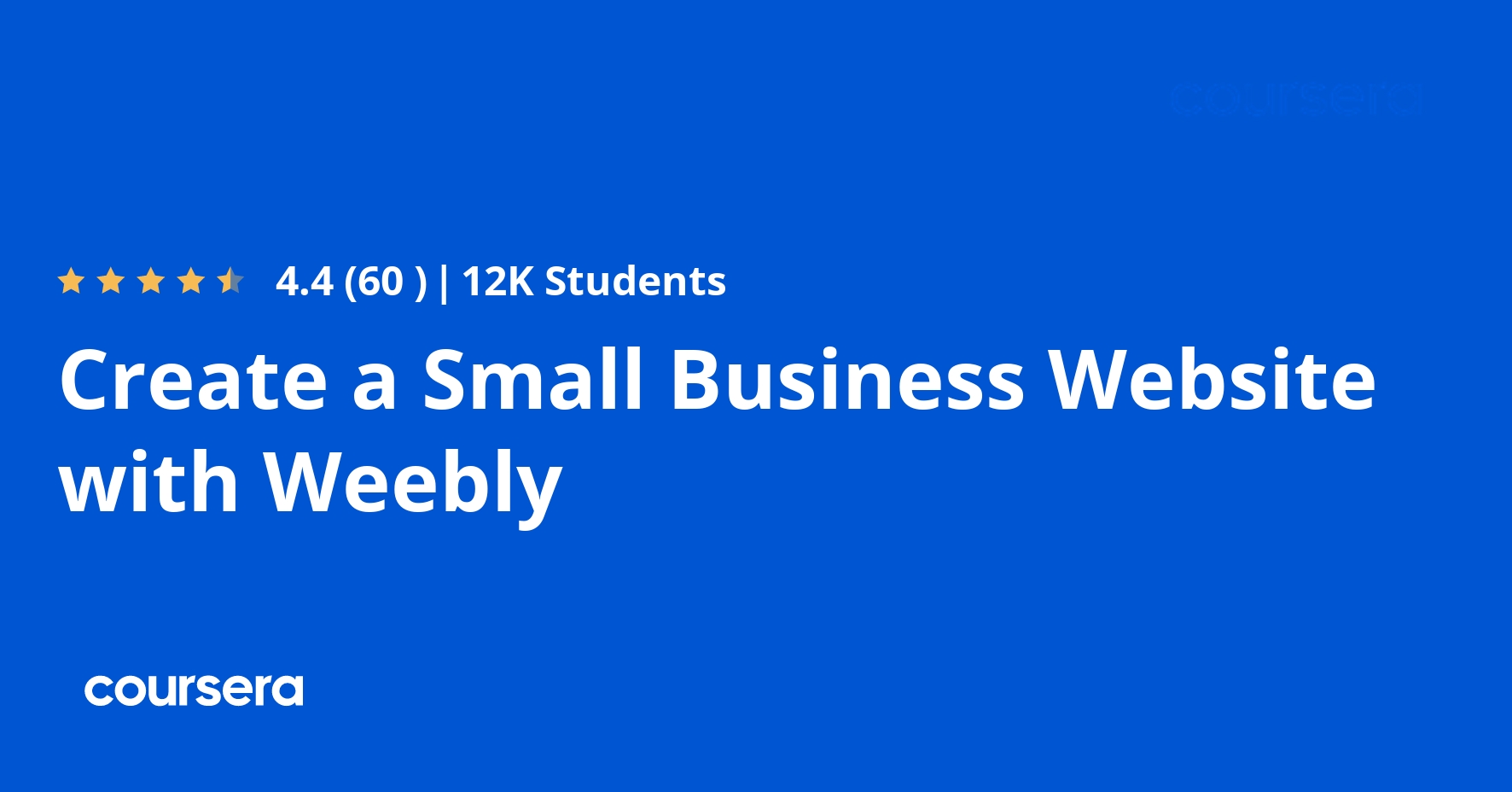Create a Small Business Website with Weebly