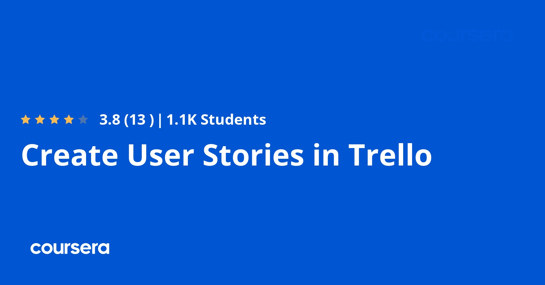 Create User Stories in Trello