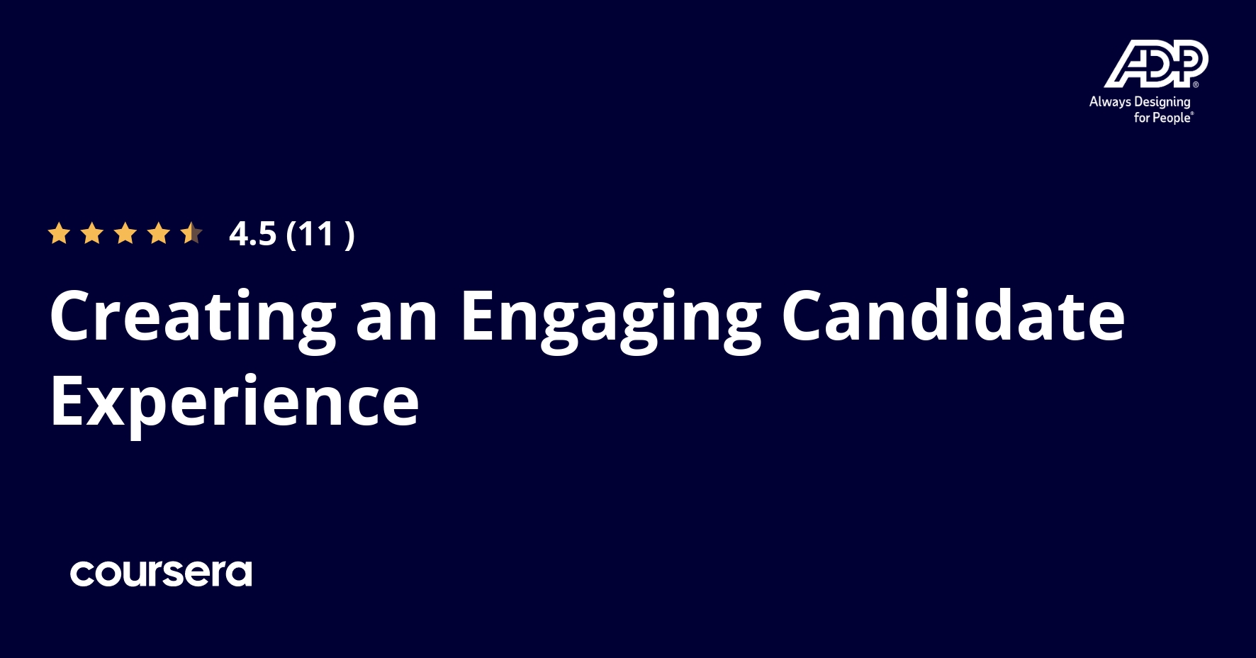 Creating an Engaging Candidate Experience | Coursera