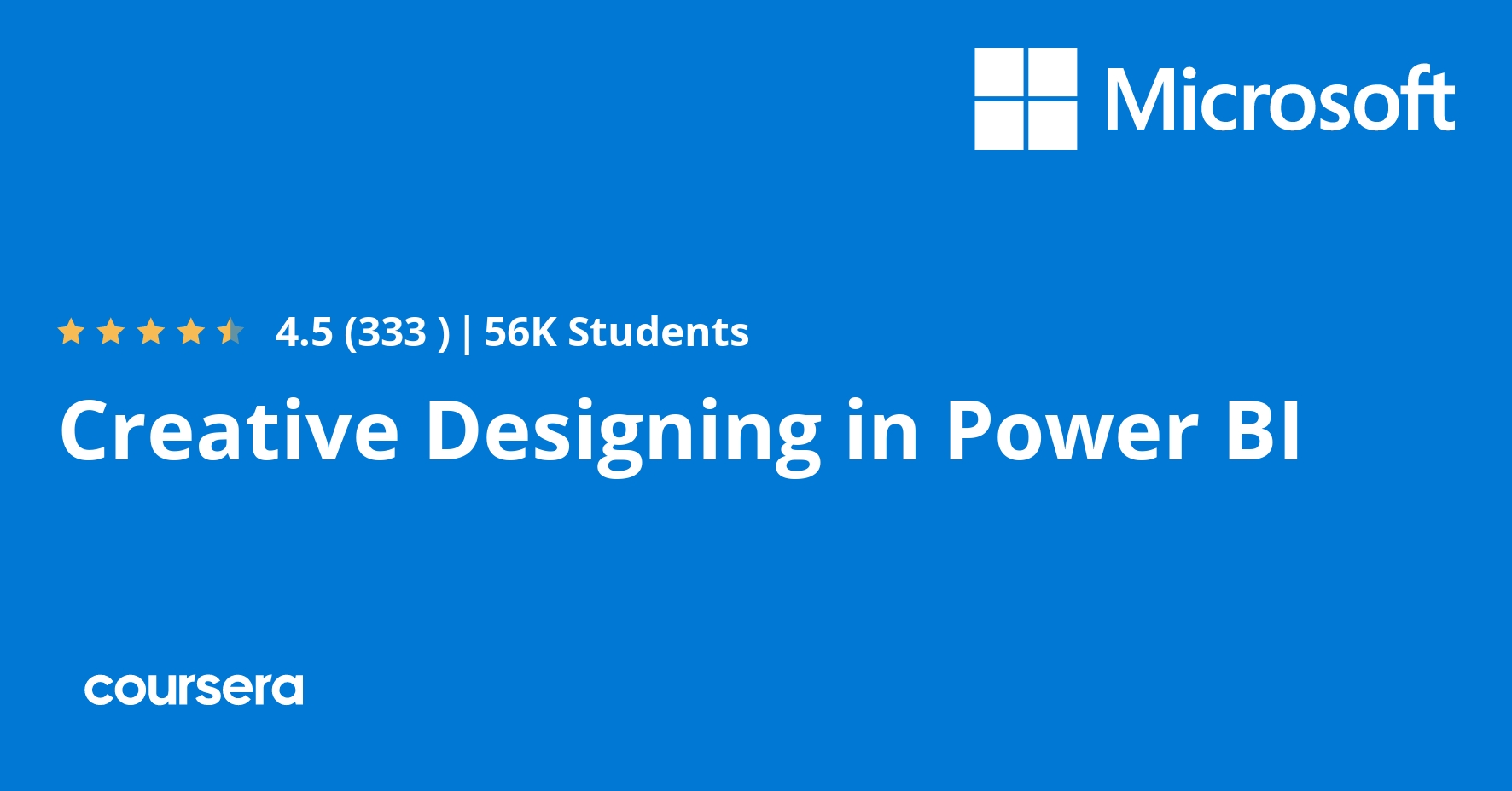 Creative Designing in Power BI | Coursera