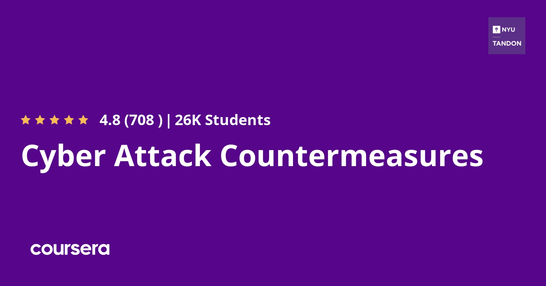Cyber Attack Countermeasures | Coursera