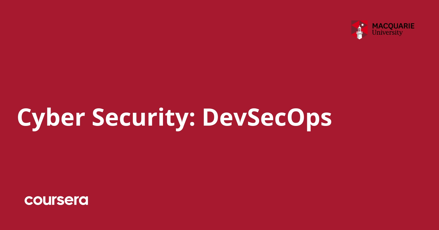 Cyber Security: DevSecOps | Coursera