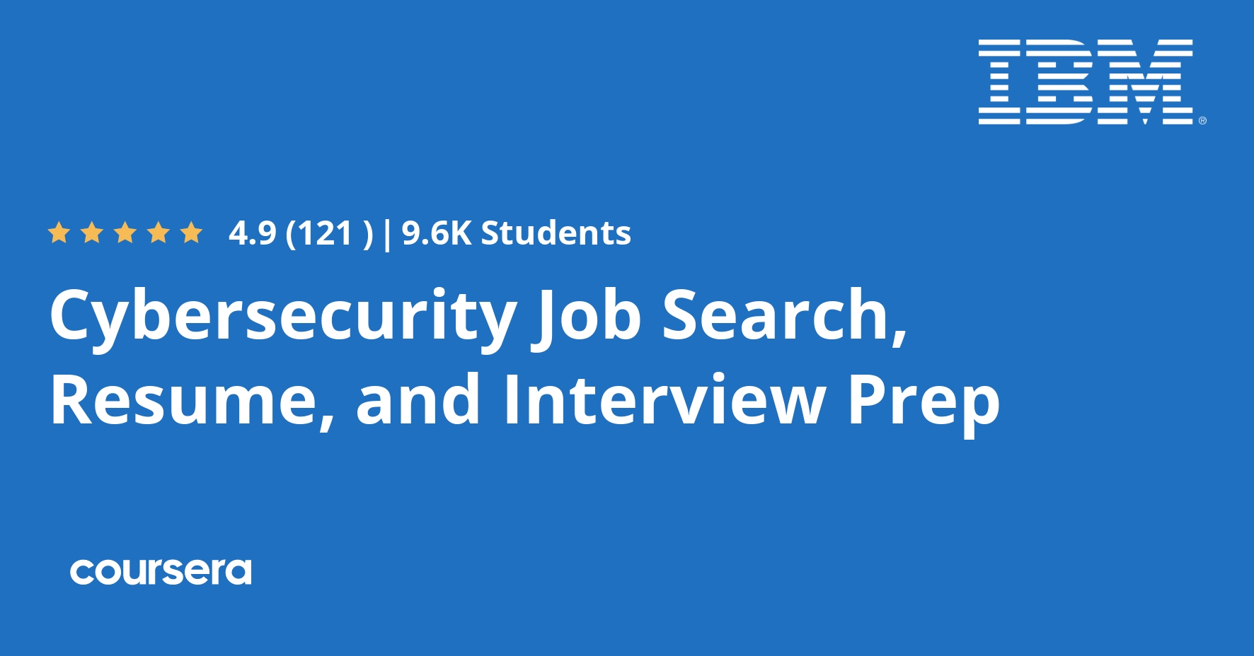 Cybersecurity Job Search, Resume, and Interview Prep | Coursera