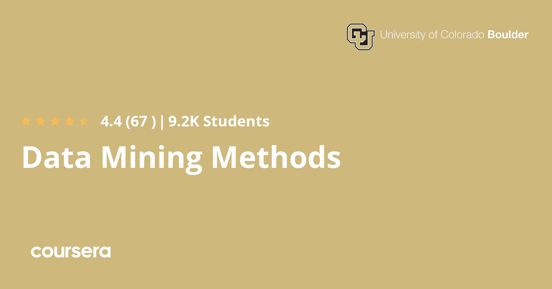 Data Mining Methods | Coursera