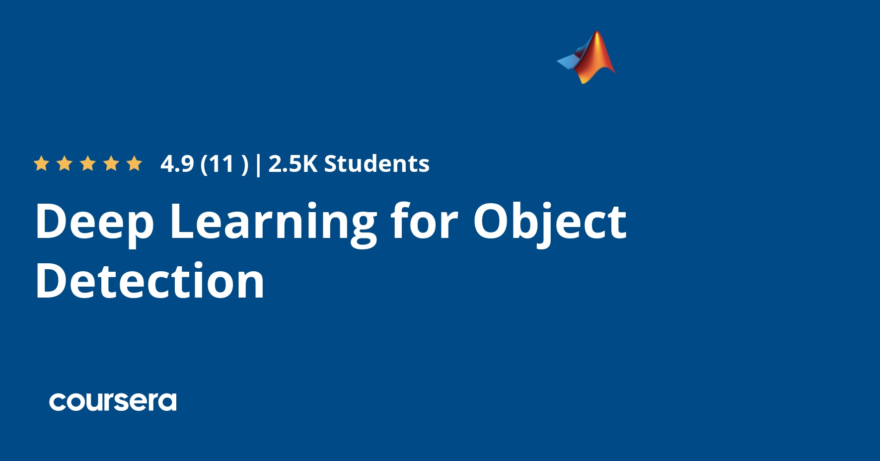 Deep Learning For Object Detection Coursera