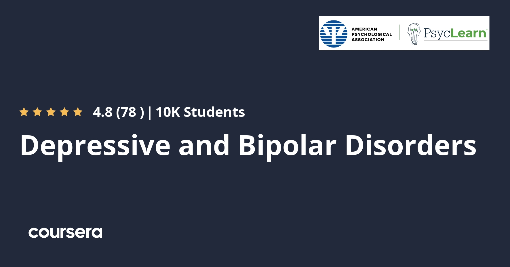 Depressive and Bipolar Disorders | Coursera