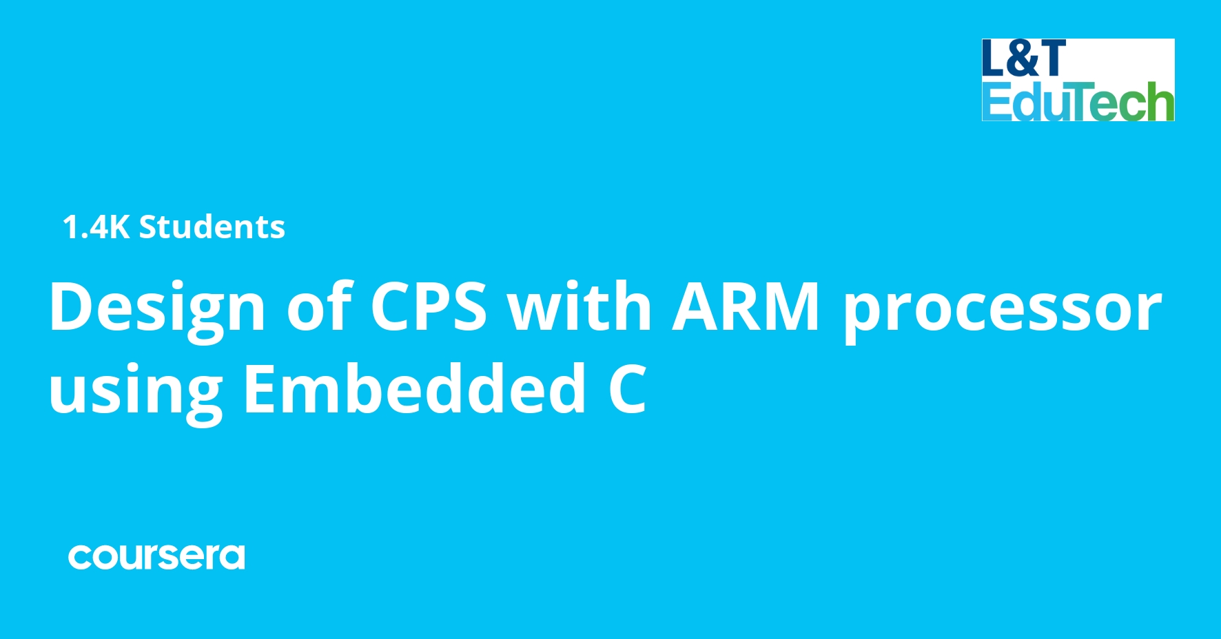 Design of CPS with ARM processor using Embedded C | Coursera
