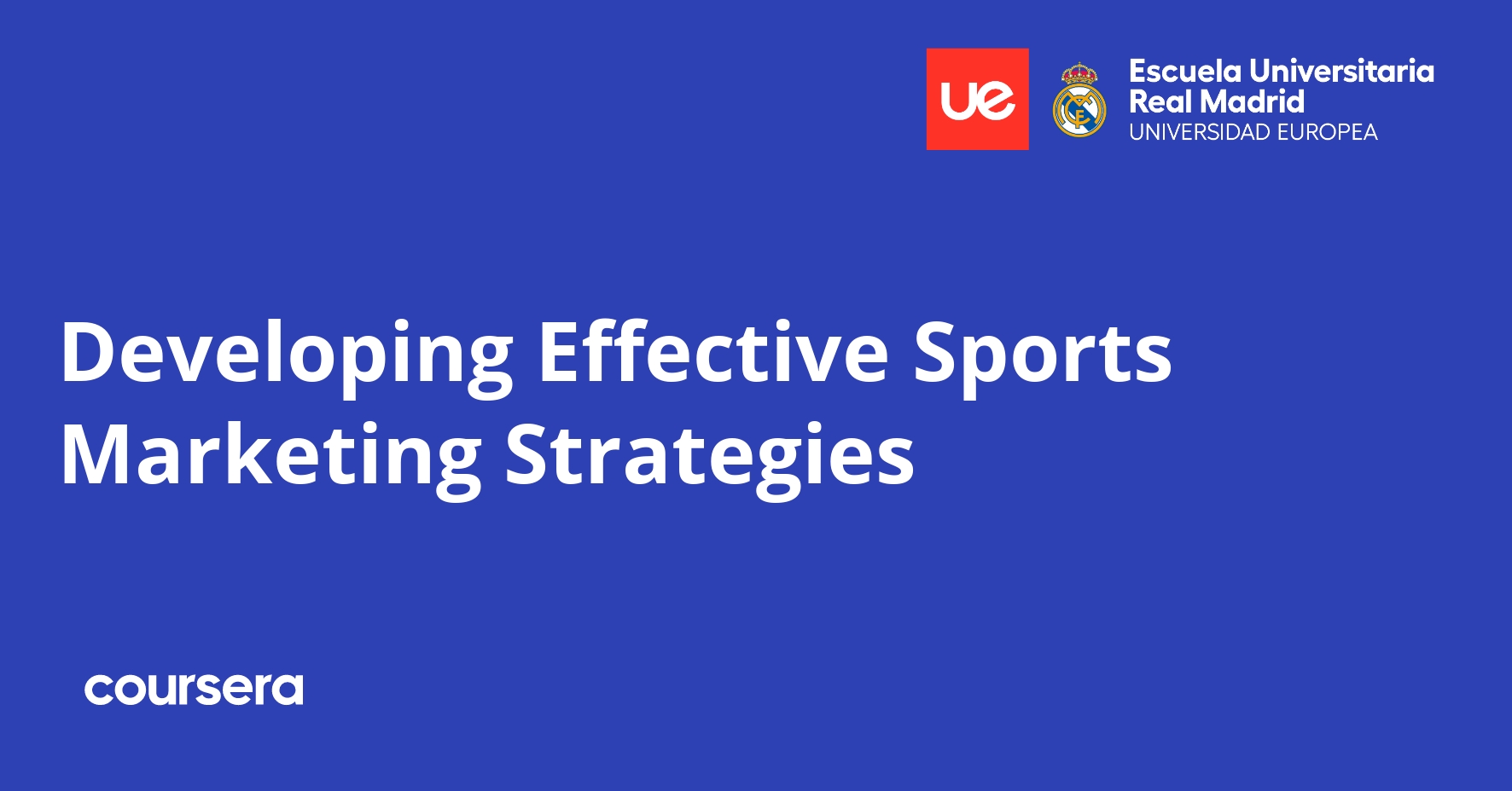 Developing Effective Sports Marketing Strategies | Coursera