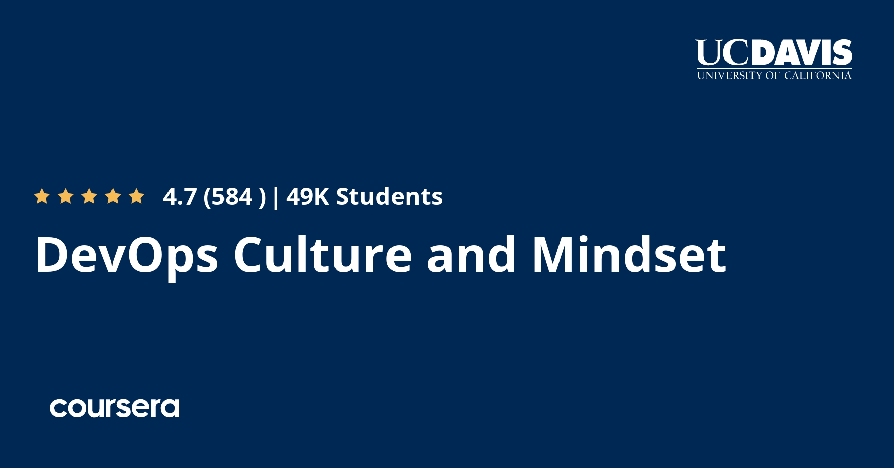 DevOps Culture and Mindset | Coursera