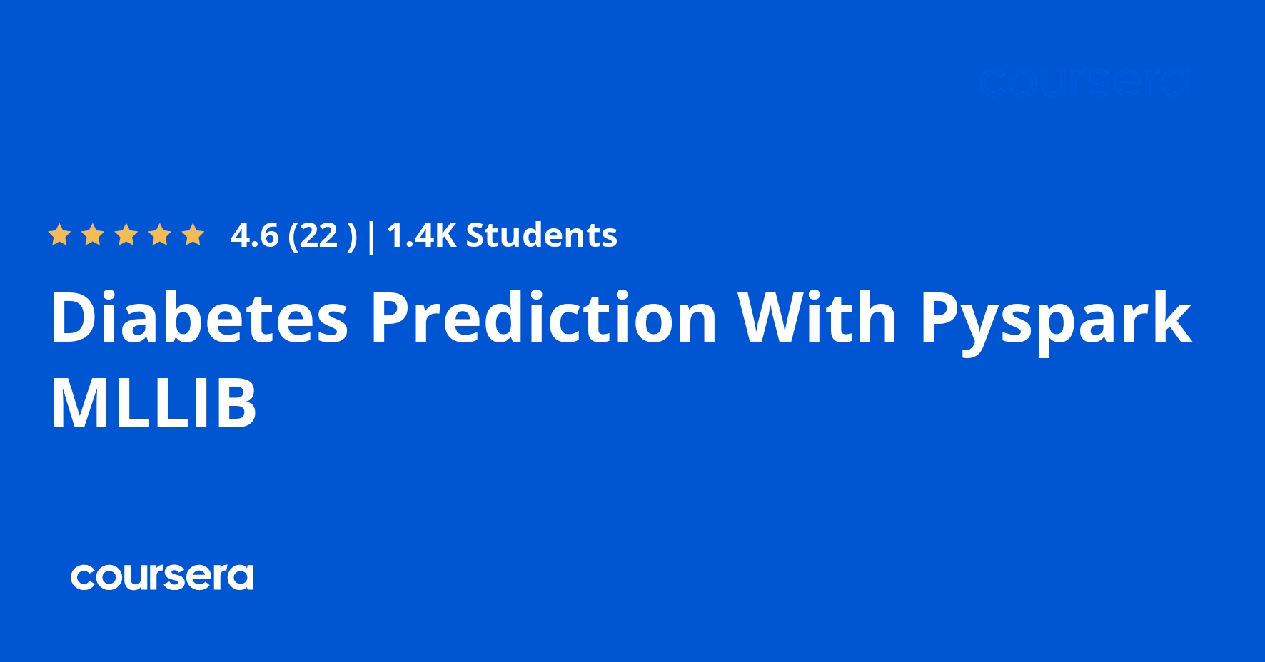 Diabetes Prediction With Pyspark MLLIB