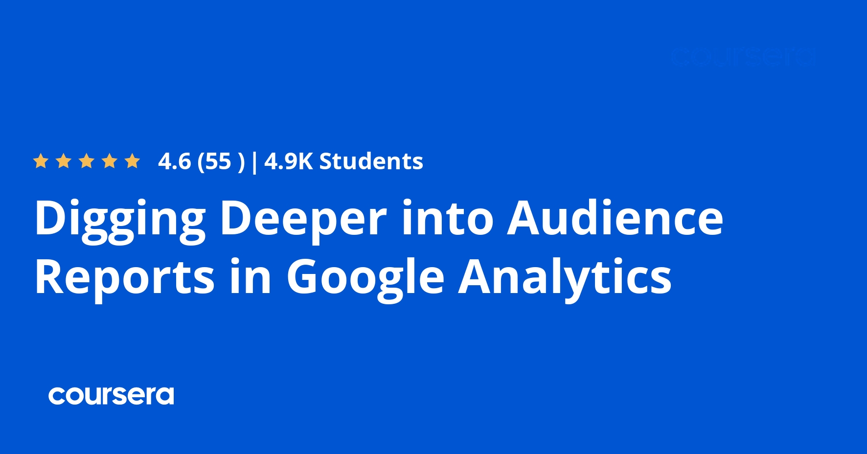 Digging Deeper into Audience Reports in Google Analytics