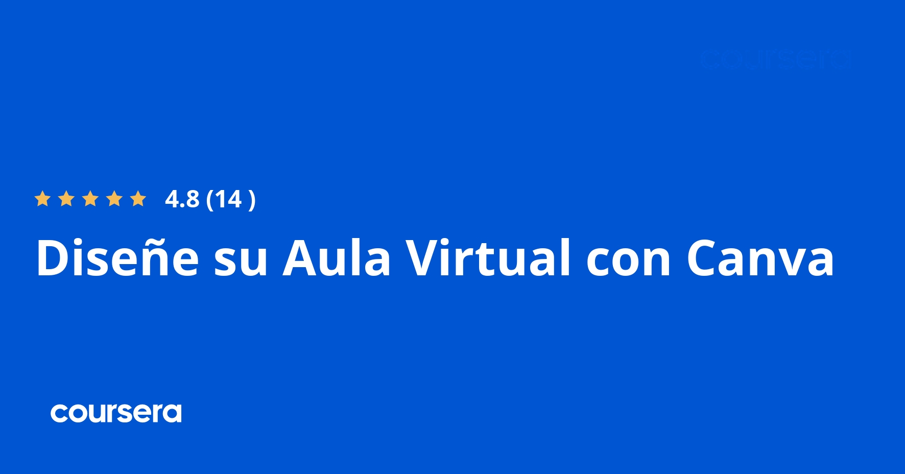 Diseñe su Aula Virtual con Canva