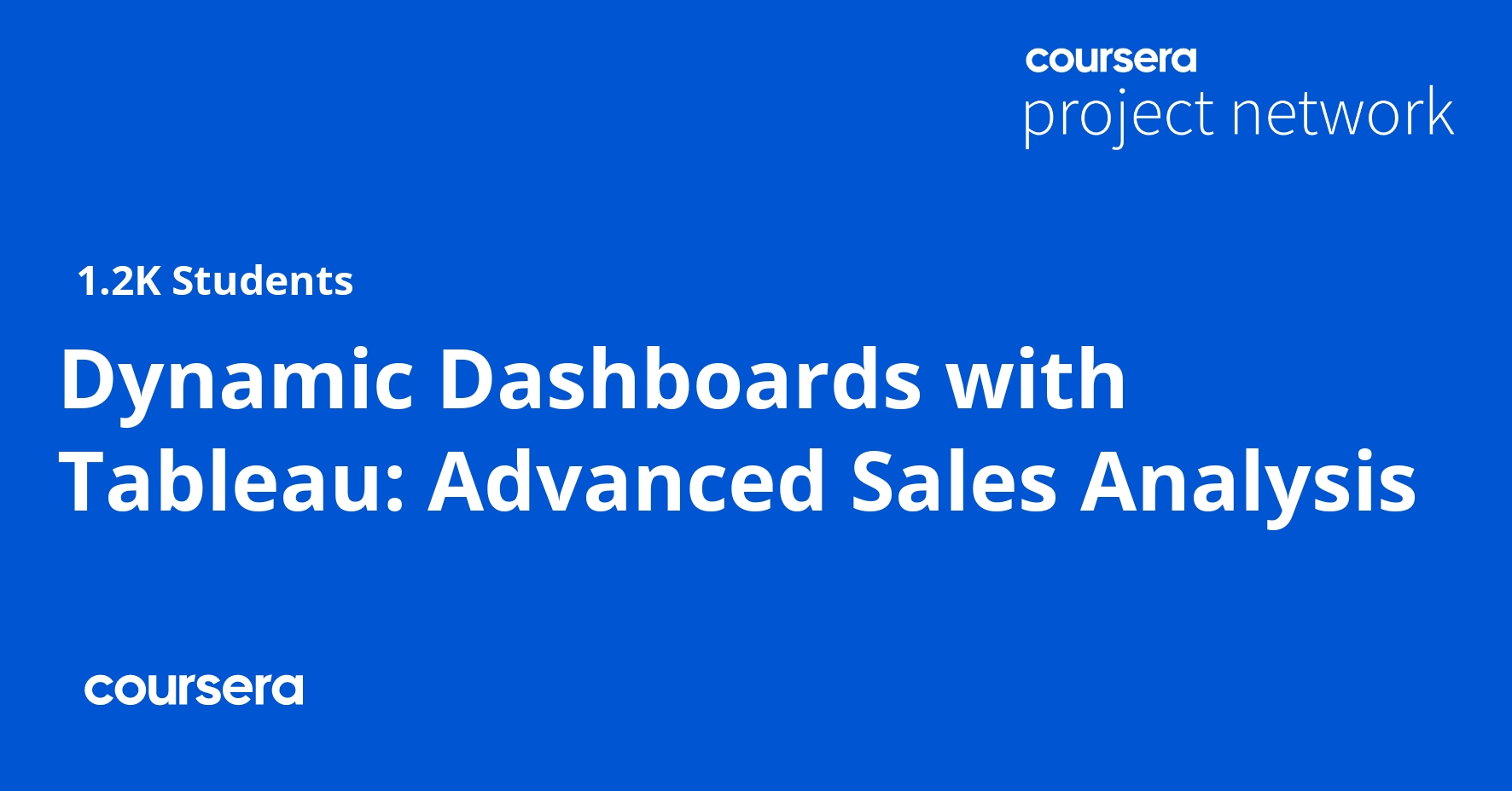 Dynamic Dashboards With Tableau Advanced Sales Analysis