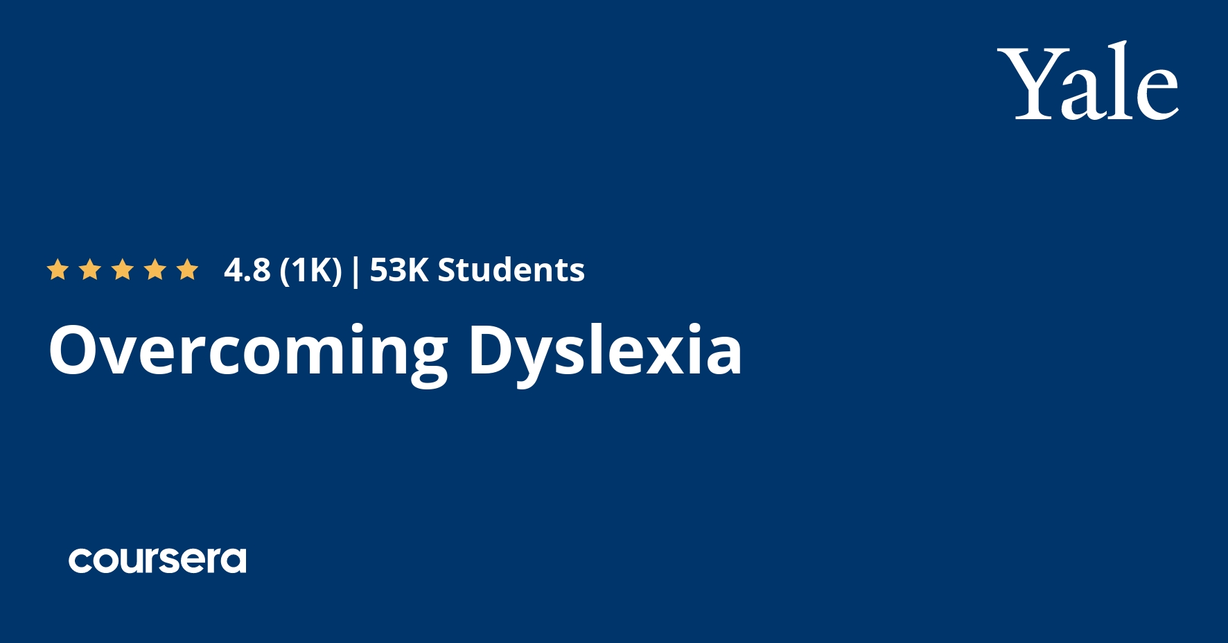 Overcoming Dyslexia | Coursera