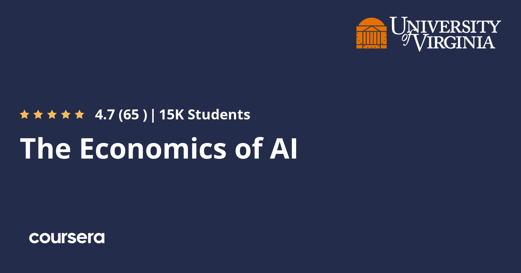 The Economics of AI | Coursera