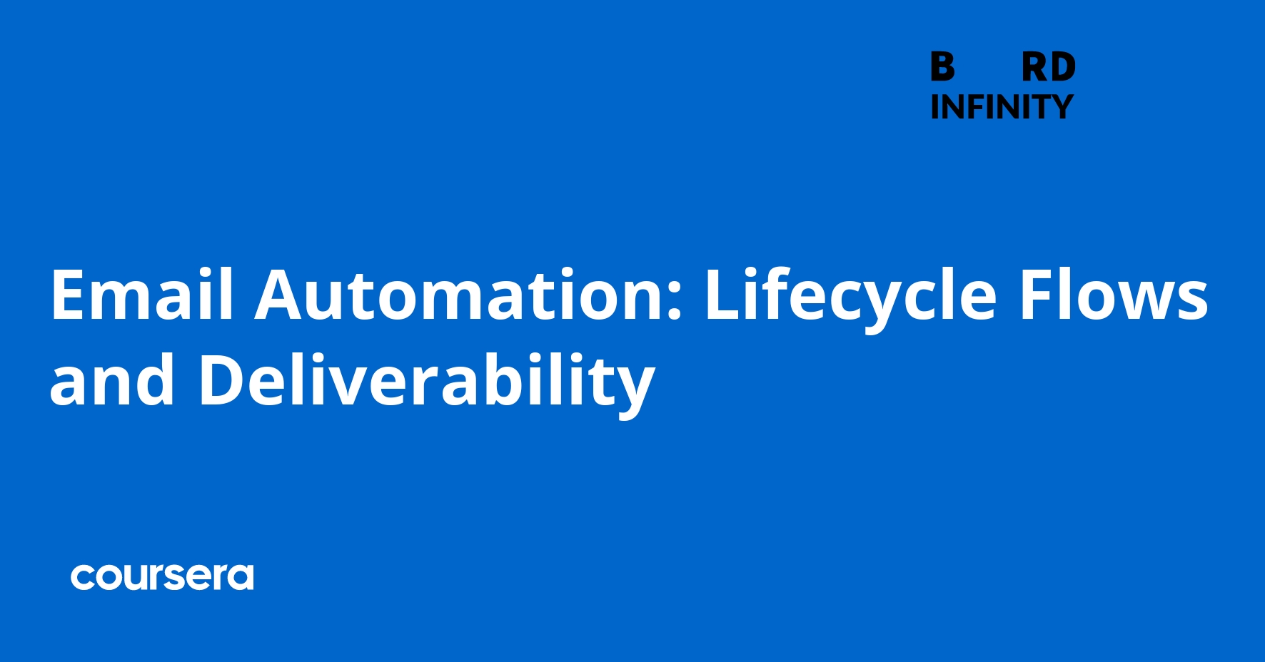 Email Automation: Lifecycle Flows and Deliverability | Coursera