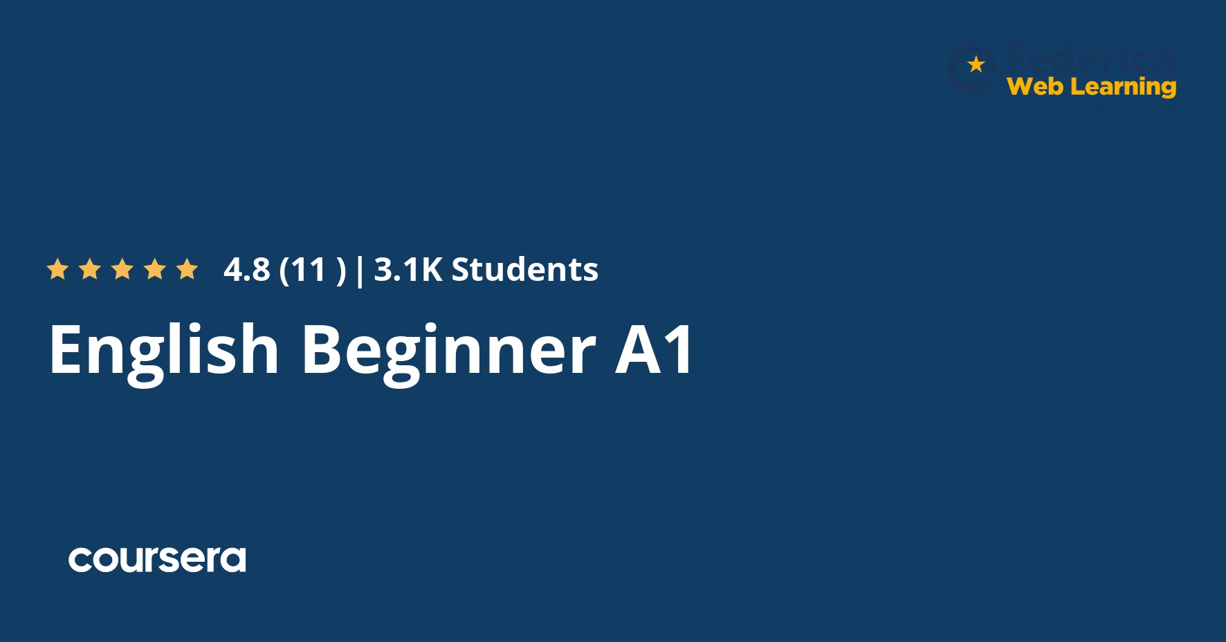 English Beginner A1 | Coursera