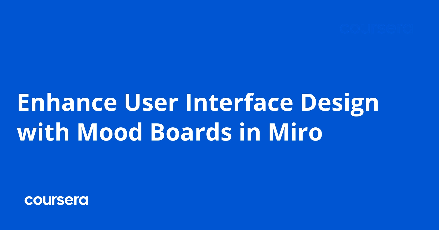Enhance User Interface Design with Mood Boards in Miro