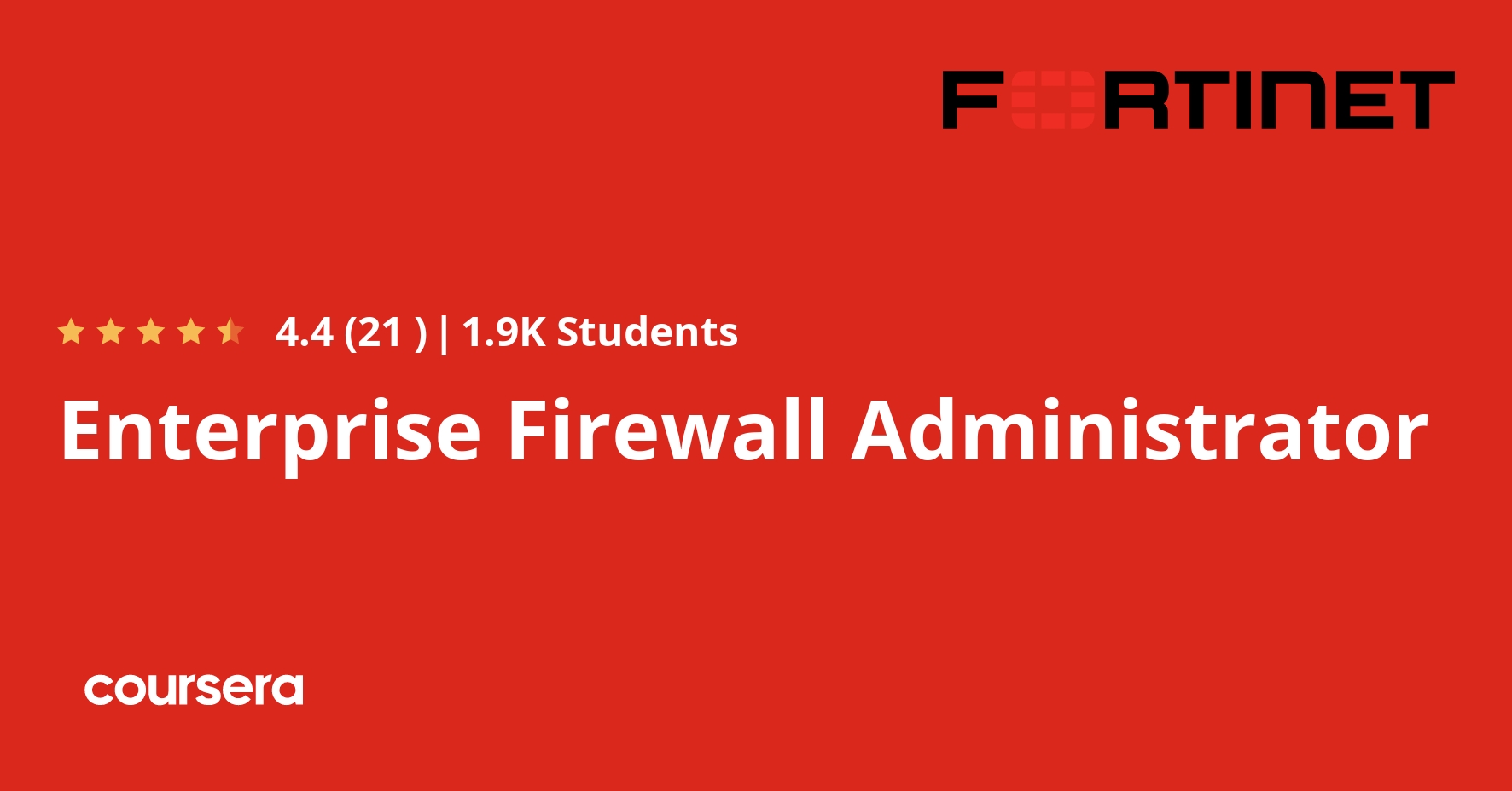 Enterprise Firewall Administrator | Coursera