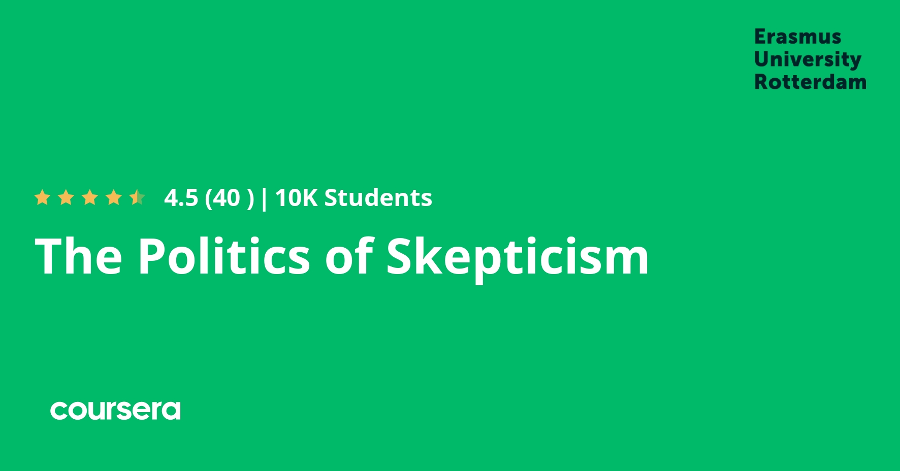 The Politics of Skepticism | Coursera