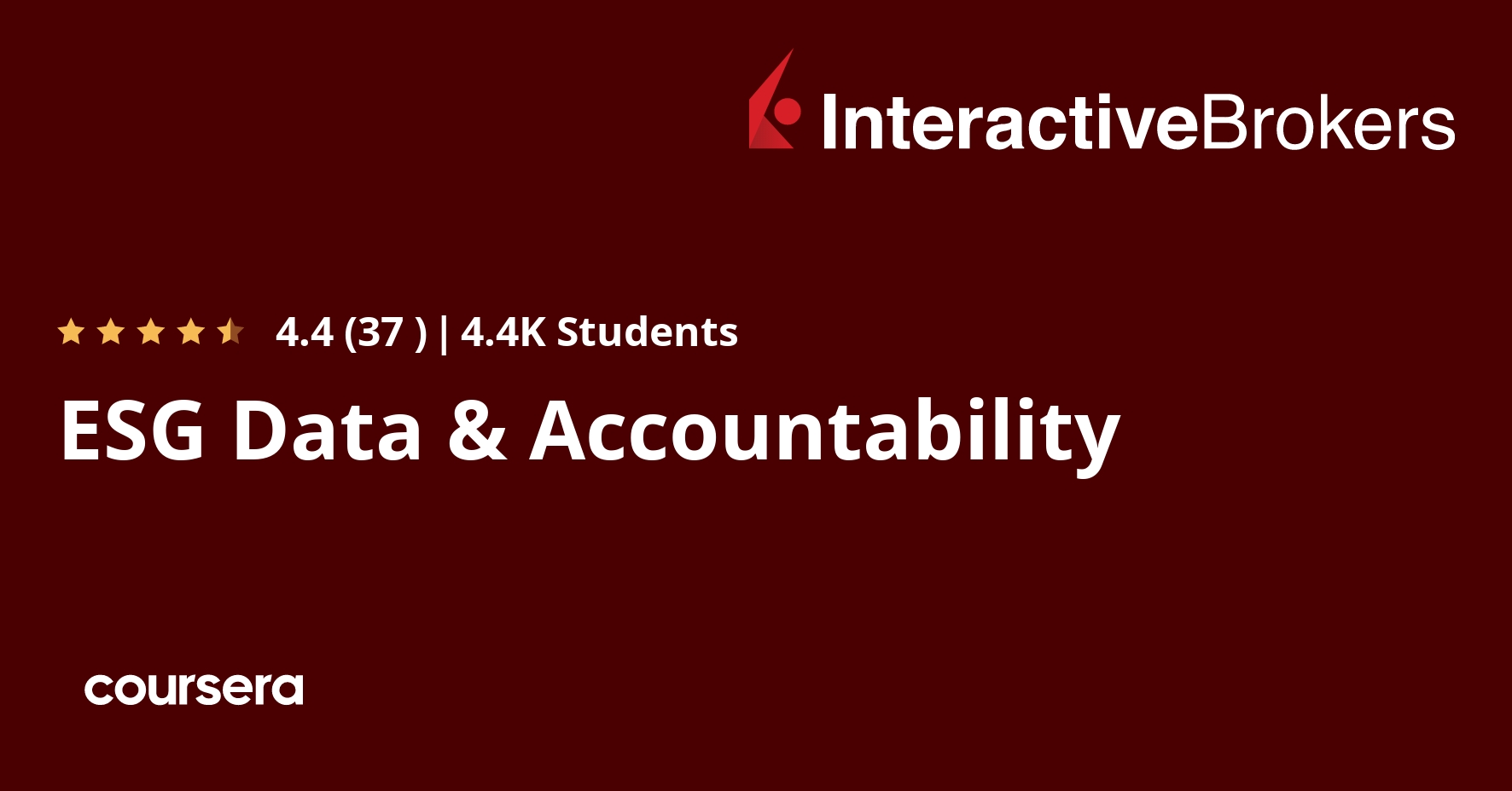 ESG Data & Accountability | Coursera