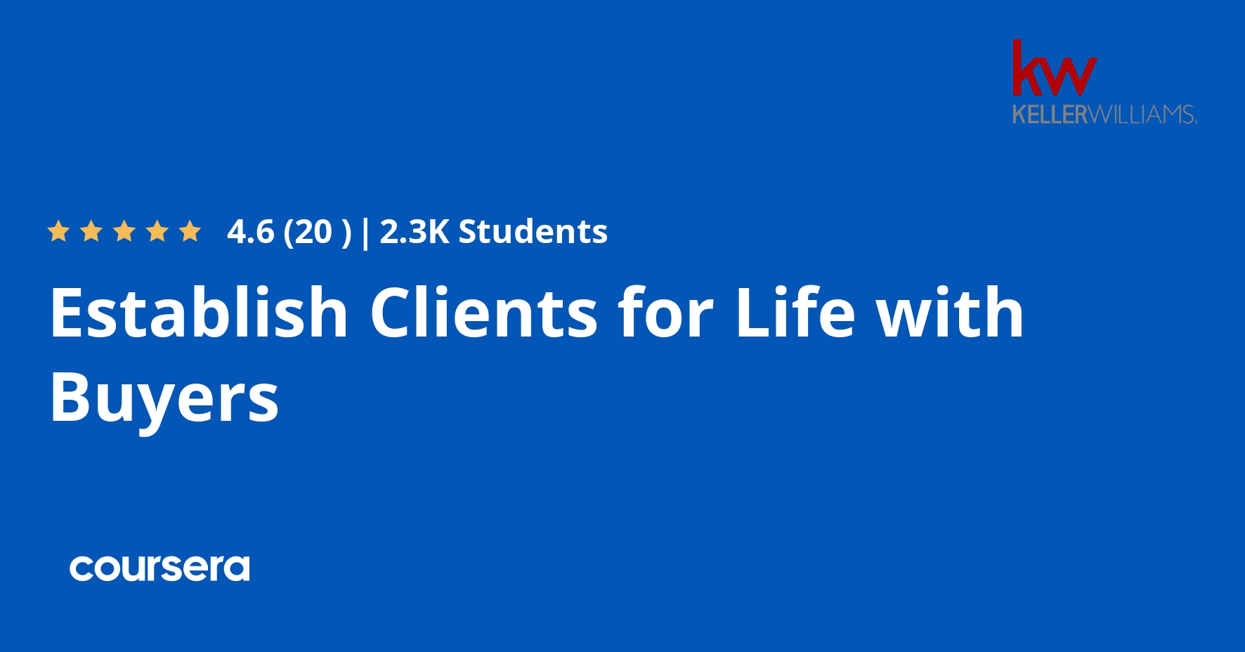 Establish Clients for Life with Buyers | Coursera