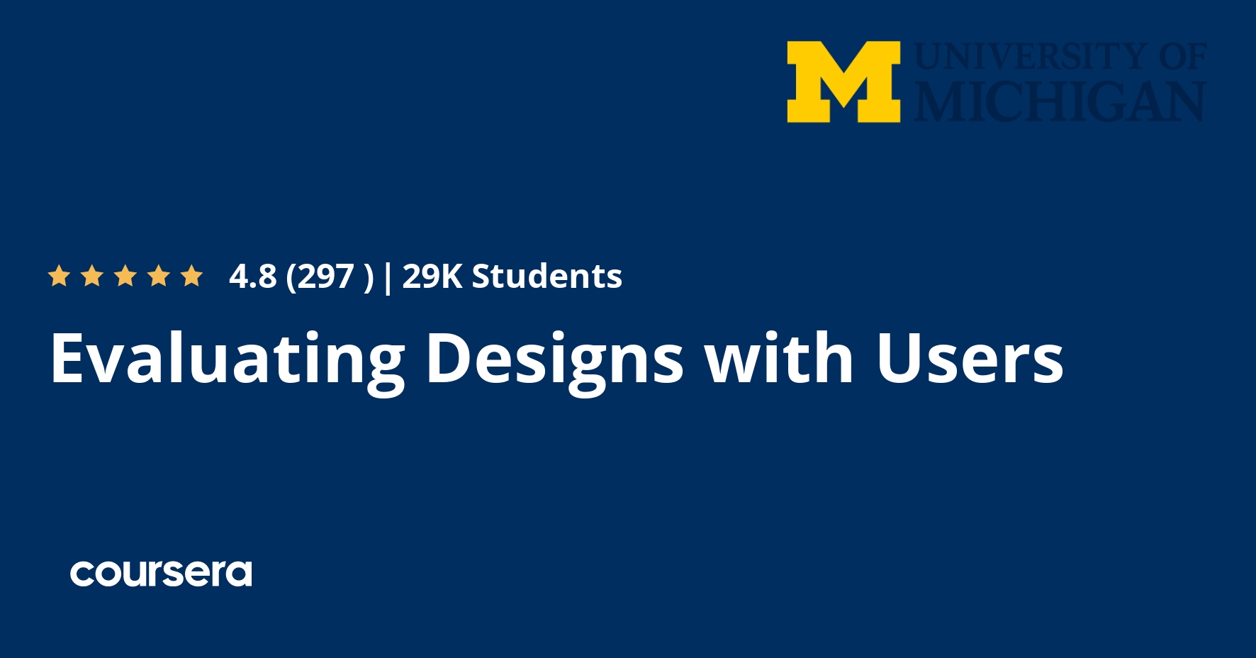 Evaluating Designs With Users Coursera