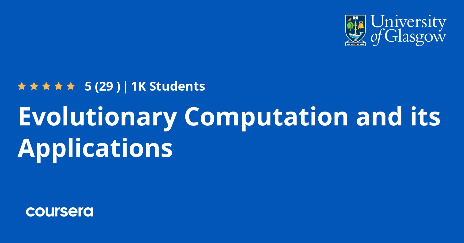 Evolutionary Computation and its Applications | Coursera