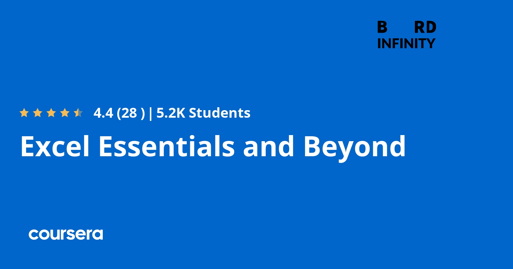 Excel Essentials And Beyond Coursera