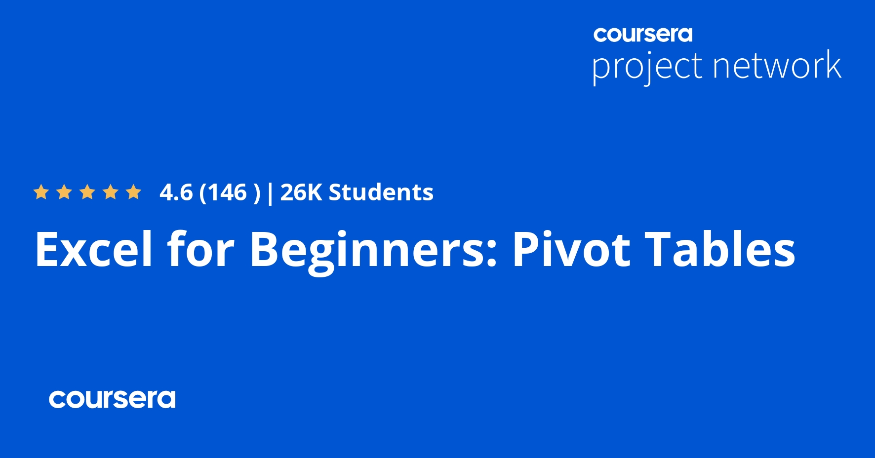 Excel For Beginners Pivot Tables