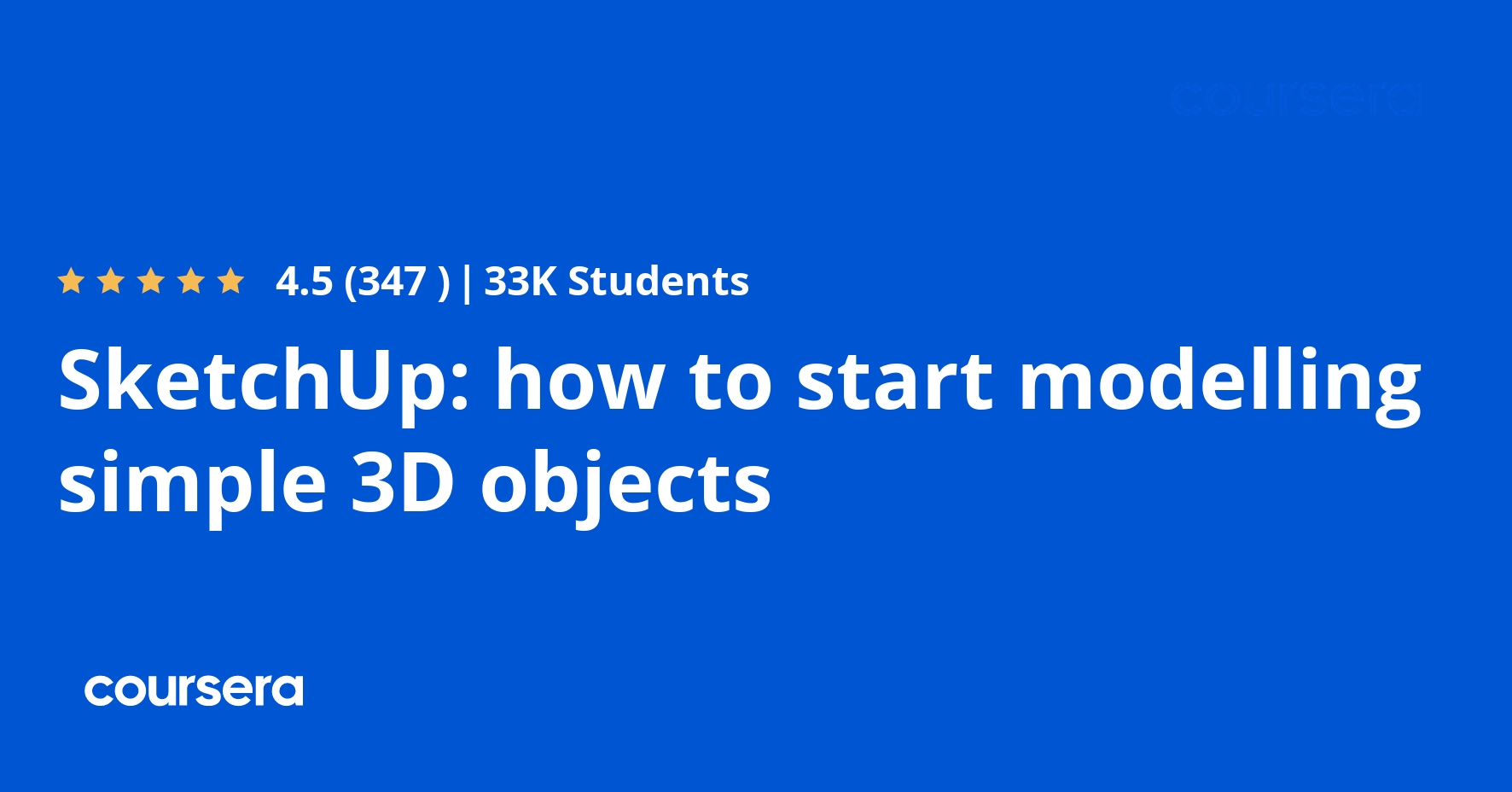 SketchUp: how to start modelling simple 3D objects