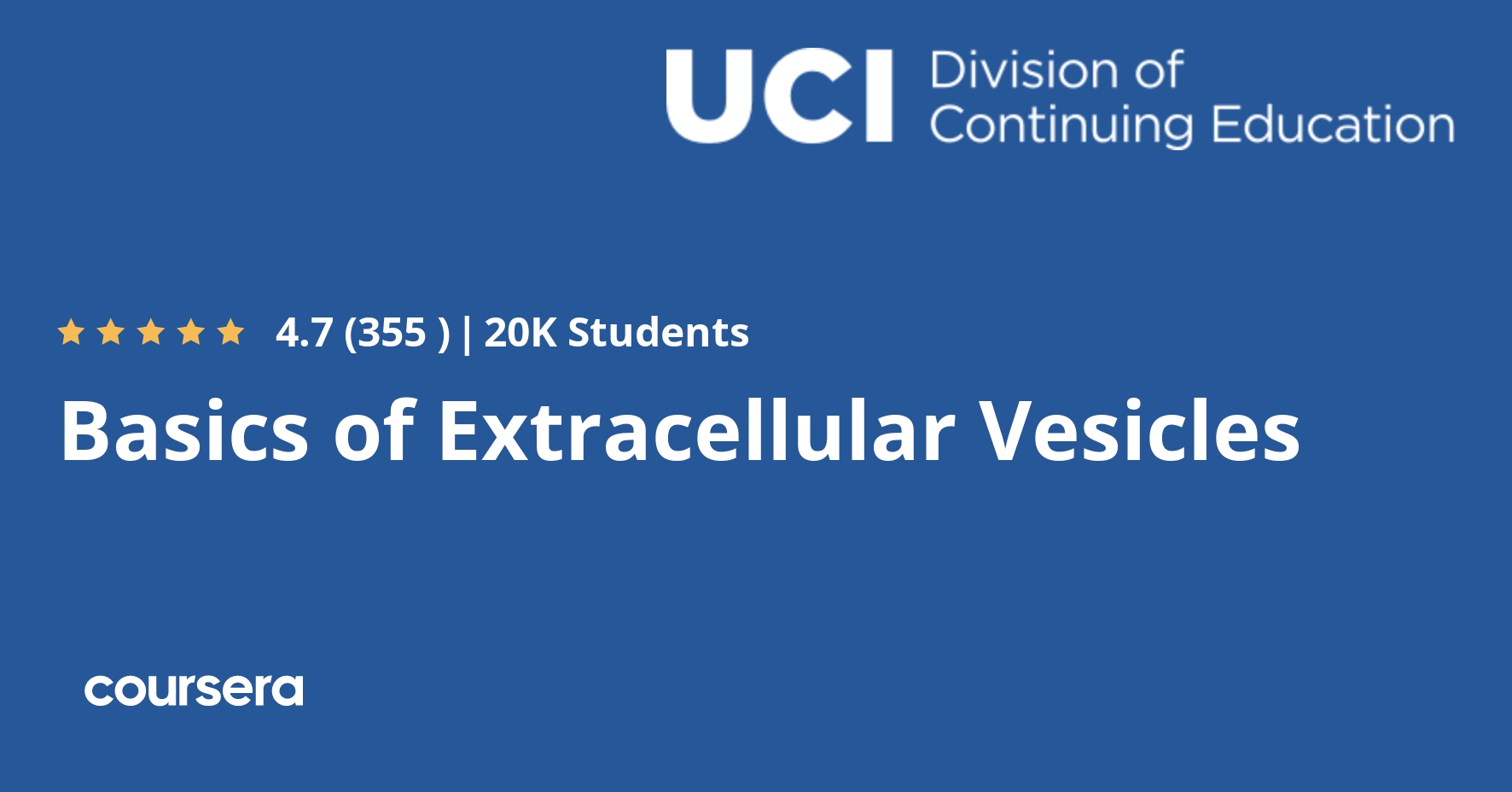Basics Of Extracellular Vesicles Coursera