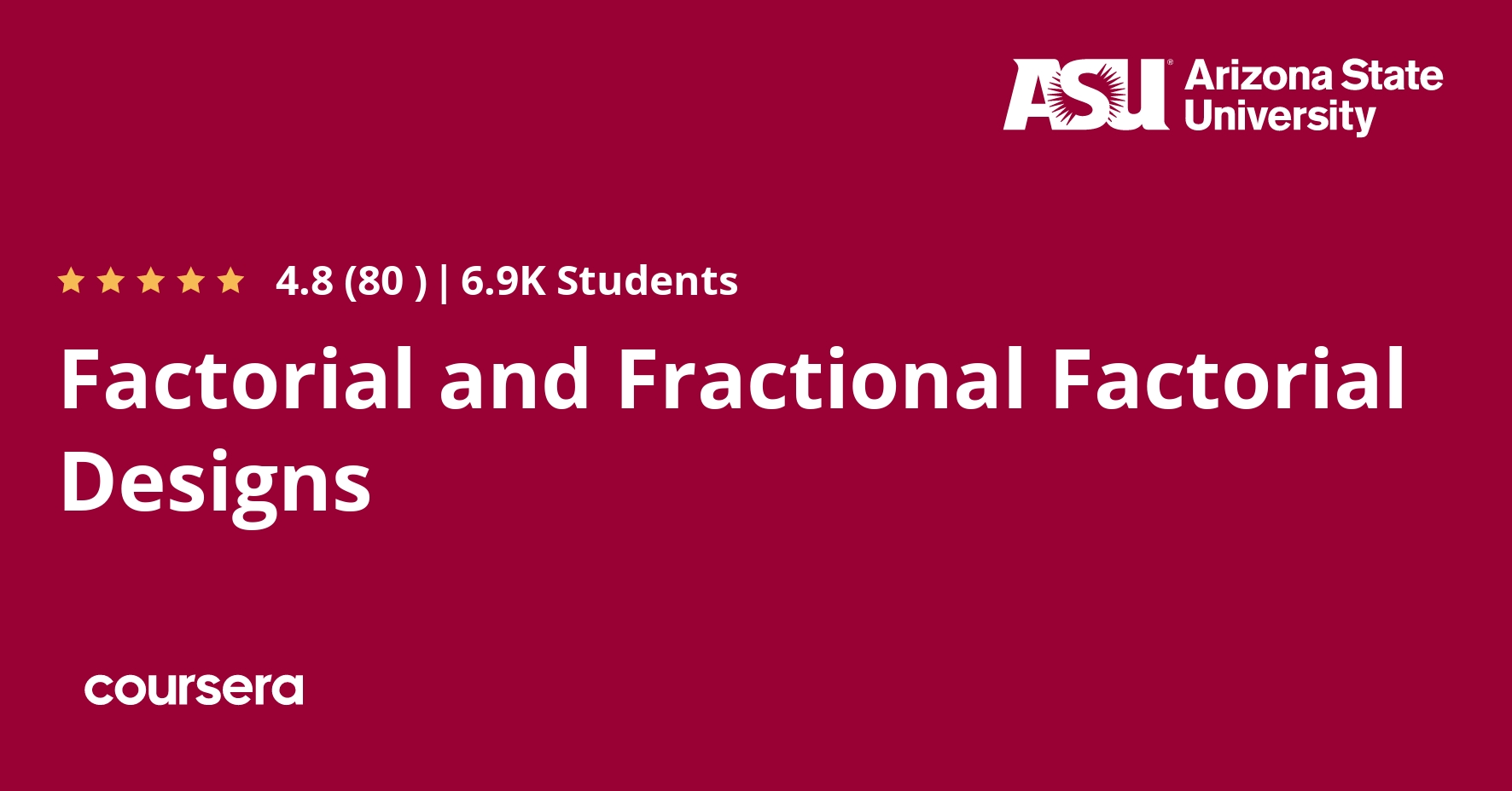 Factorial And Fractional Factorial Designs Coursera