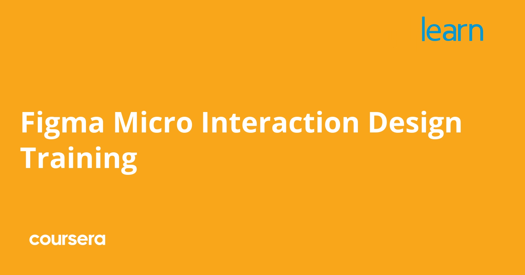Figma Micro Interaction Design Training | Coursera