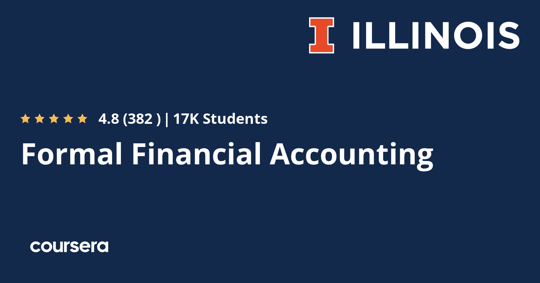 Formal Financial Accounting | Coursera