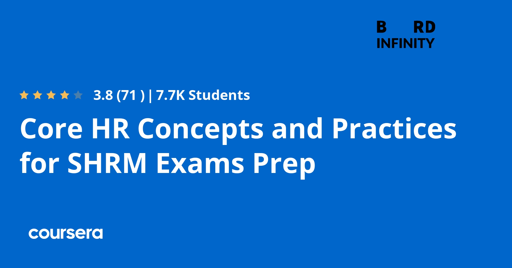 Core HR Concepts and Practices for SHRM Exams Prep | Coursera