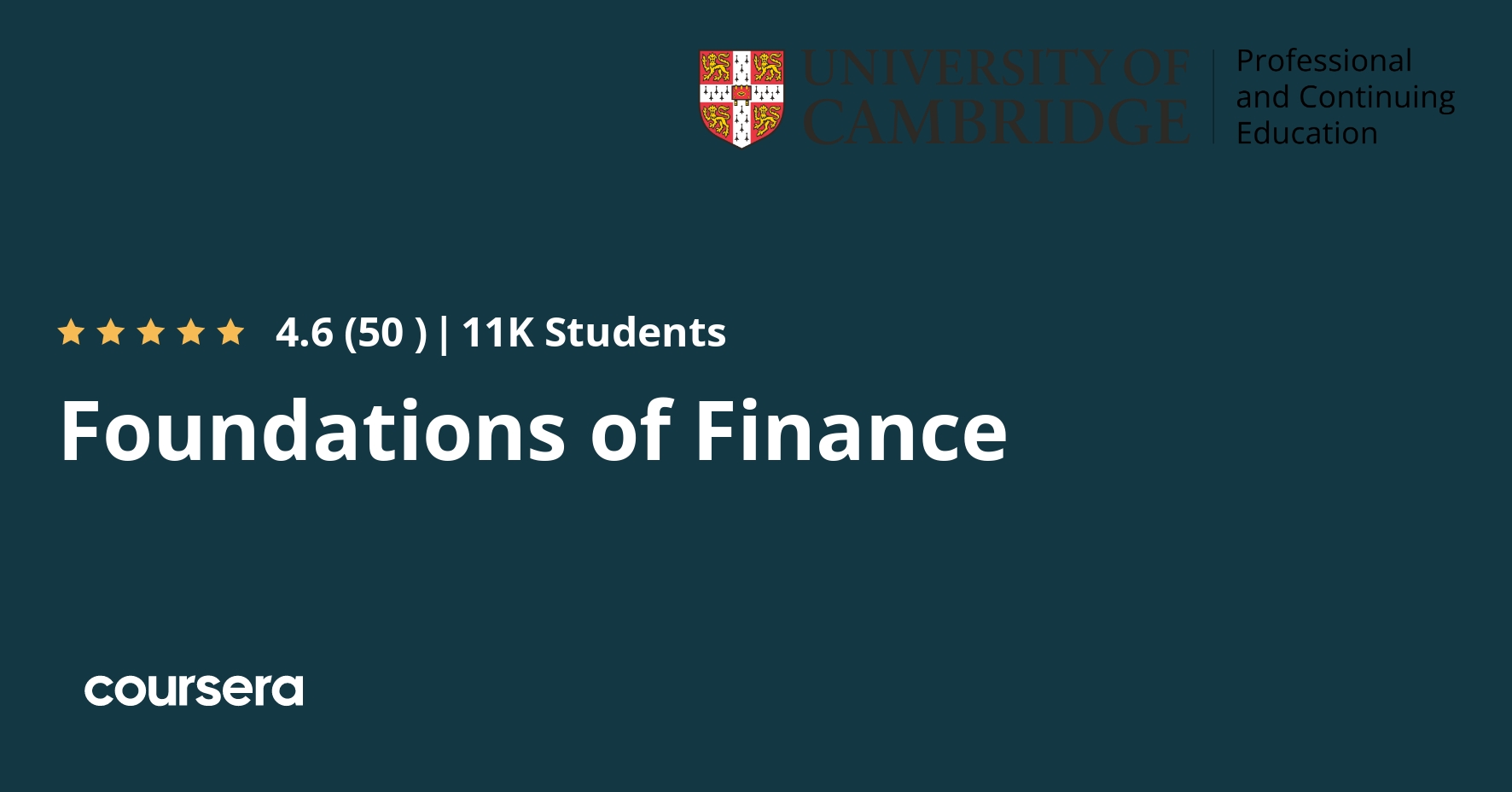 Foundations of Finance | Coursera