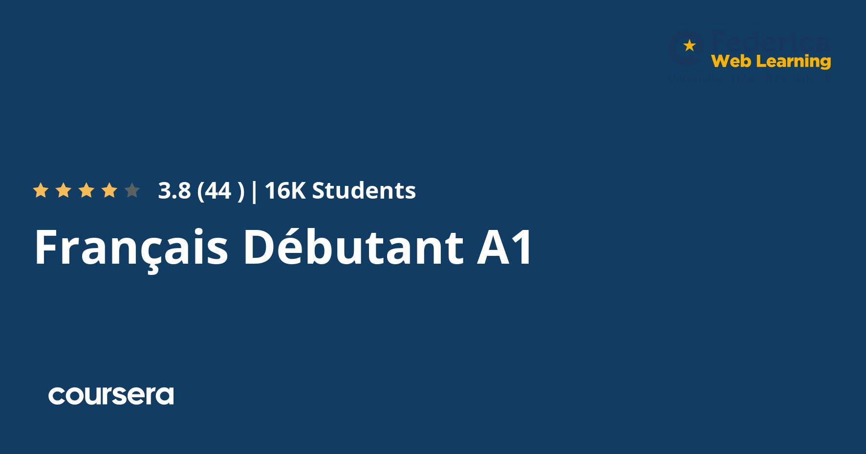 Français Débutant A1 | Coursera