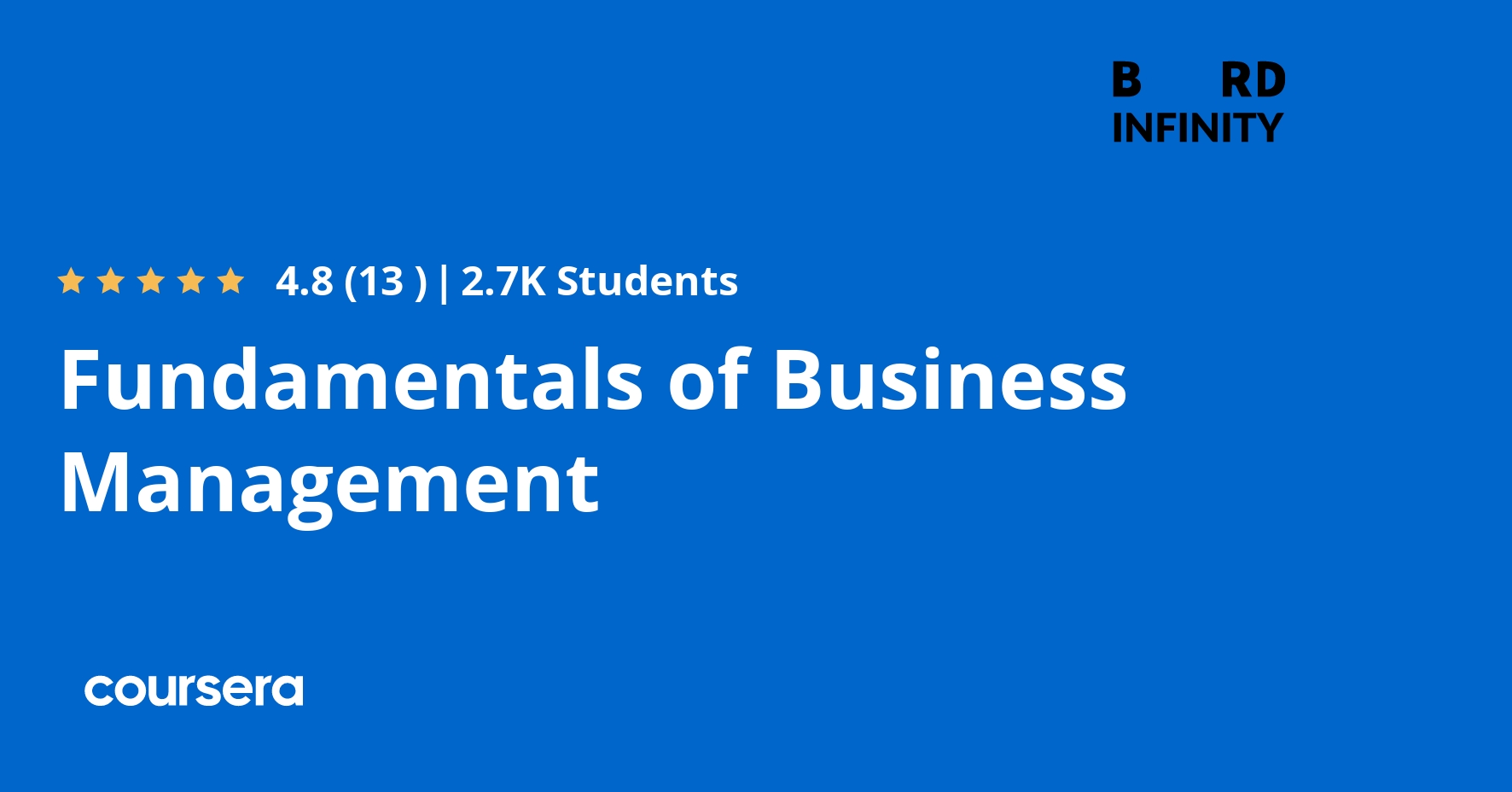 Fundamentals of Business Management | Coursera