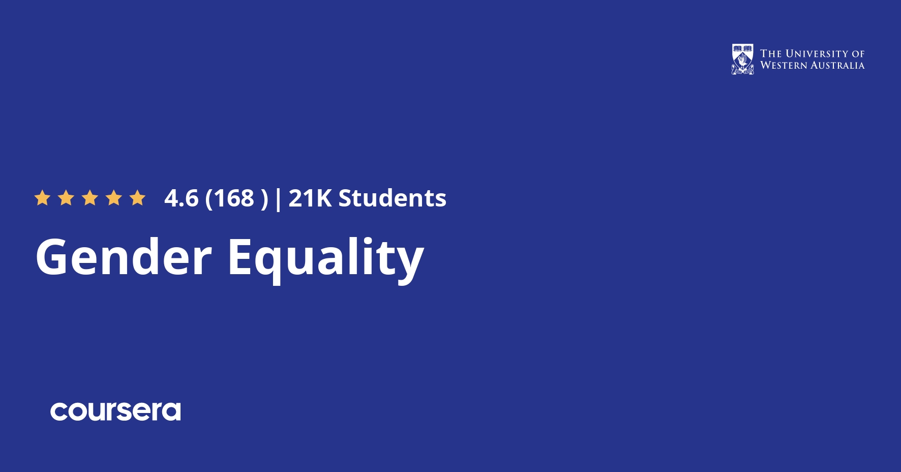 Gender Equality | Coursera