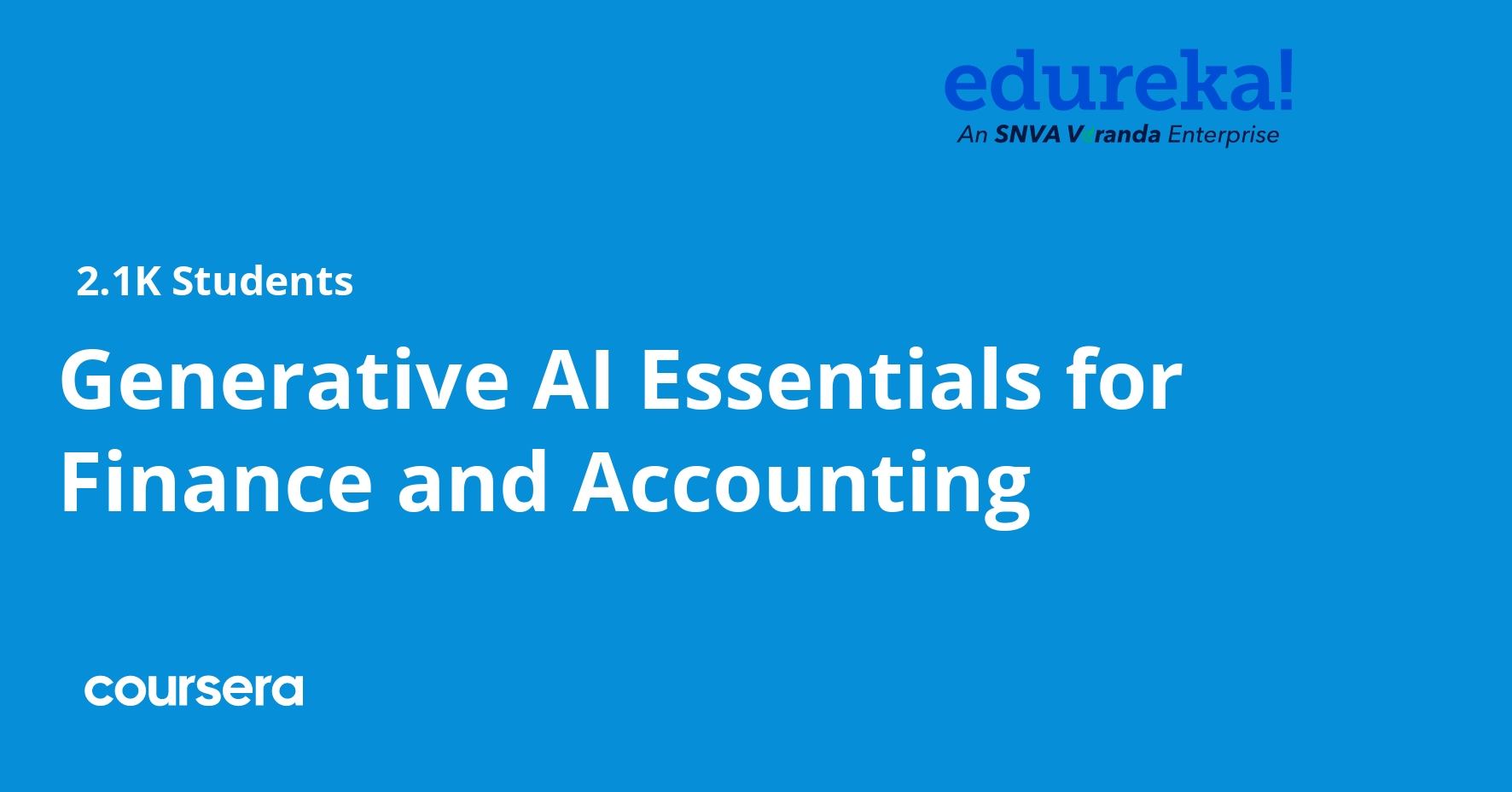 Generative AI Essentials for Finance and Accounting | Coursera
