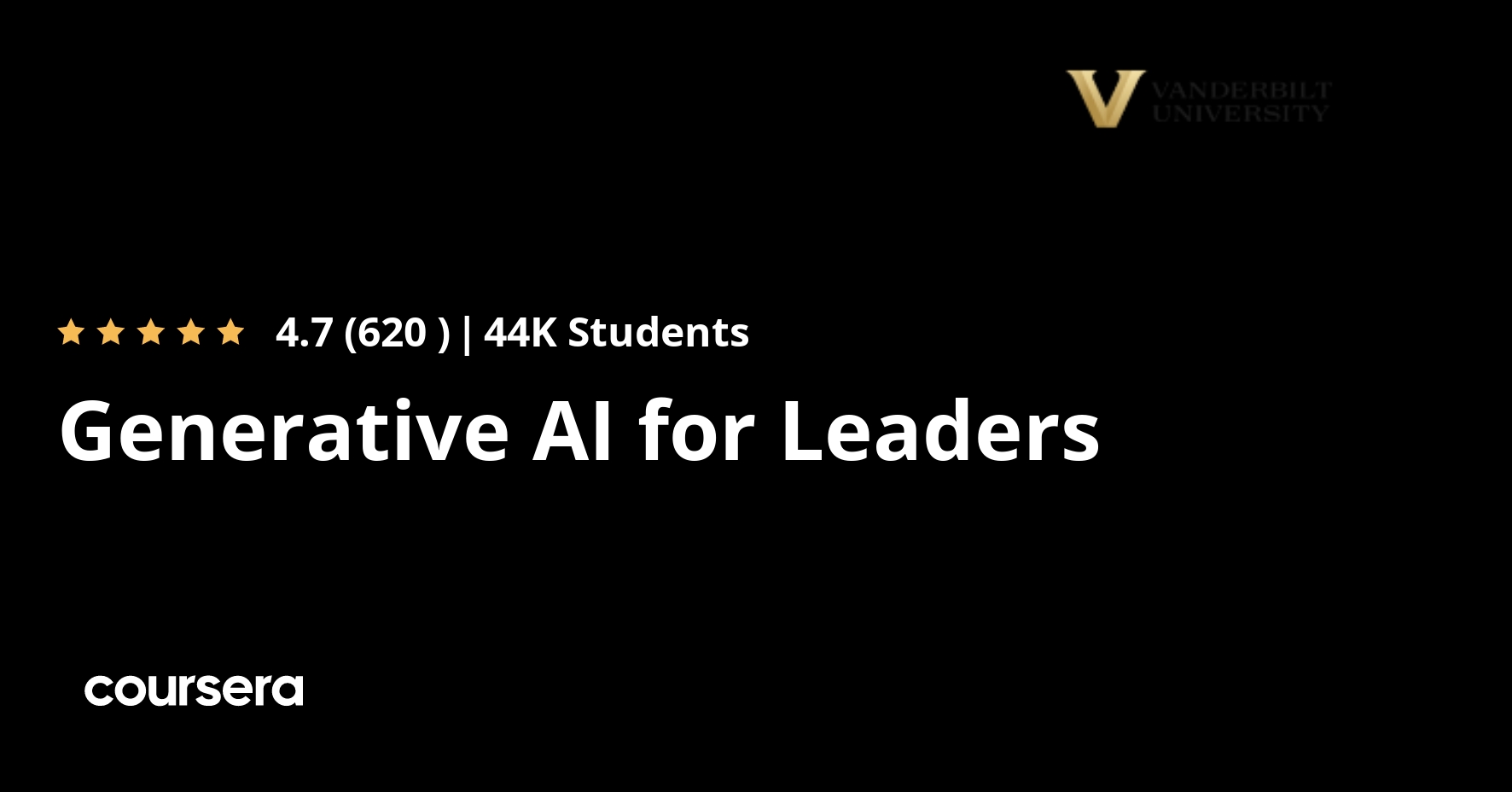 Generative AI for Leaders | Coursera