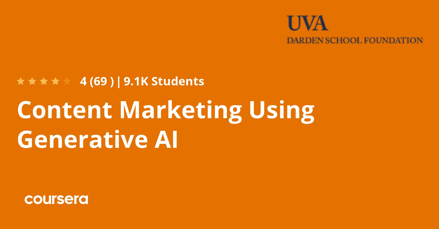 Content Marketing Using Generative AI | Coursera
