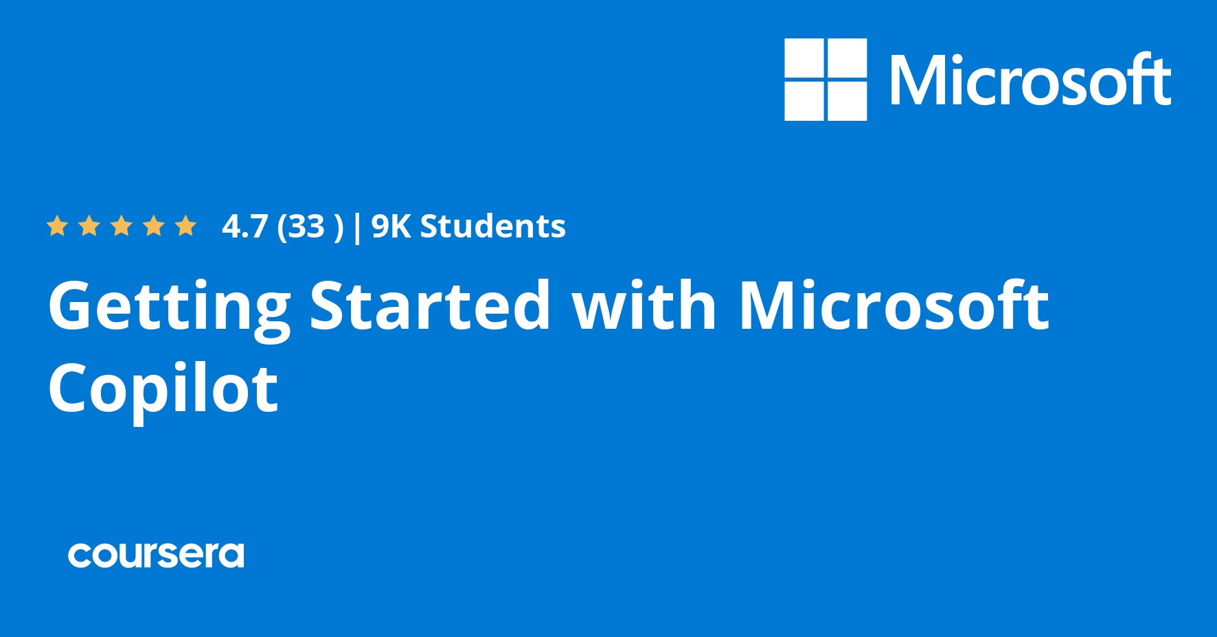 Getting Started with Microsoft Copilot | Coursera