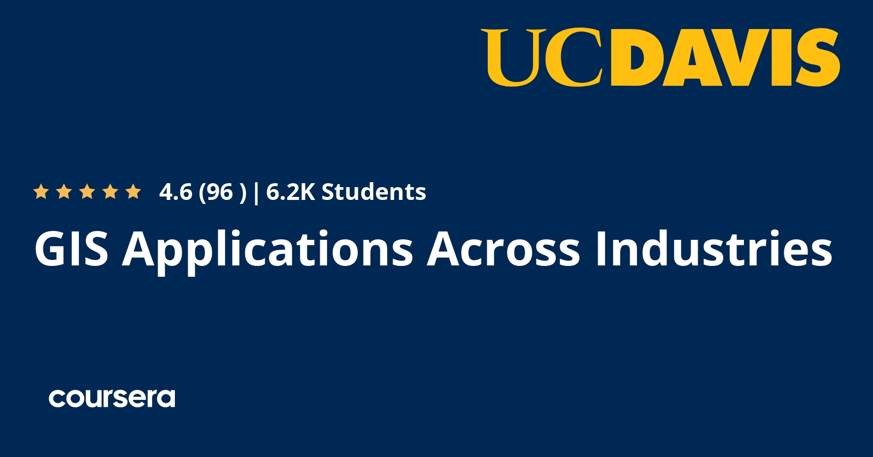GIS Applications Across Industries | Coursera