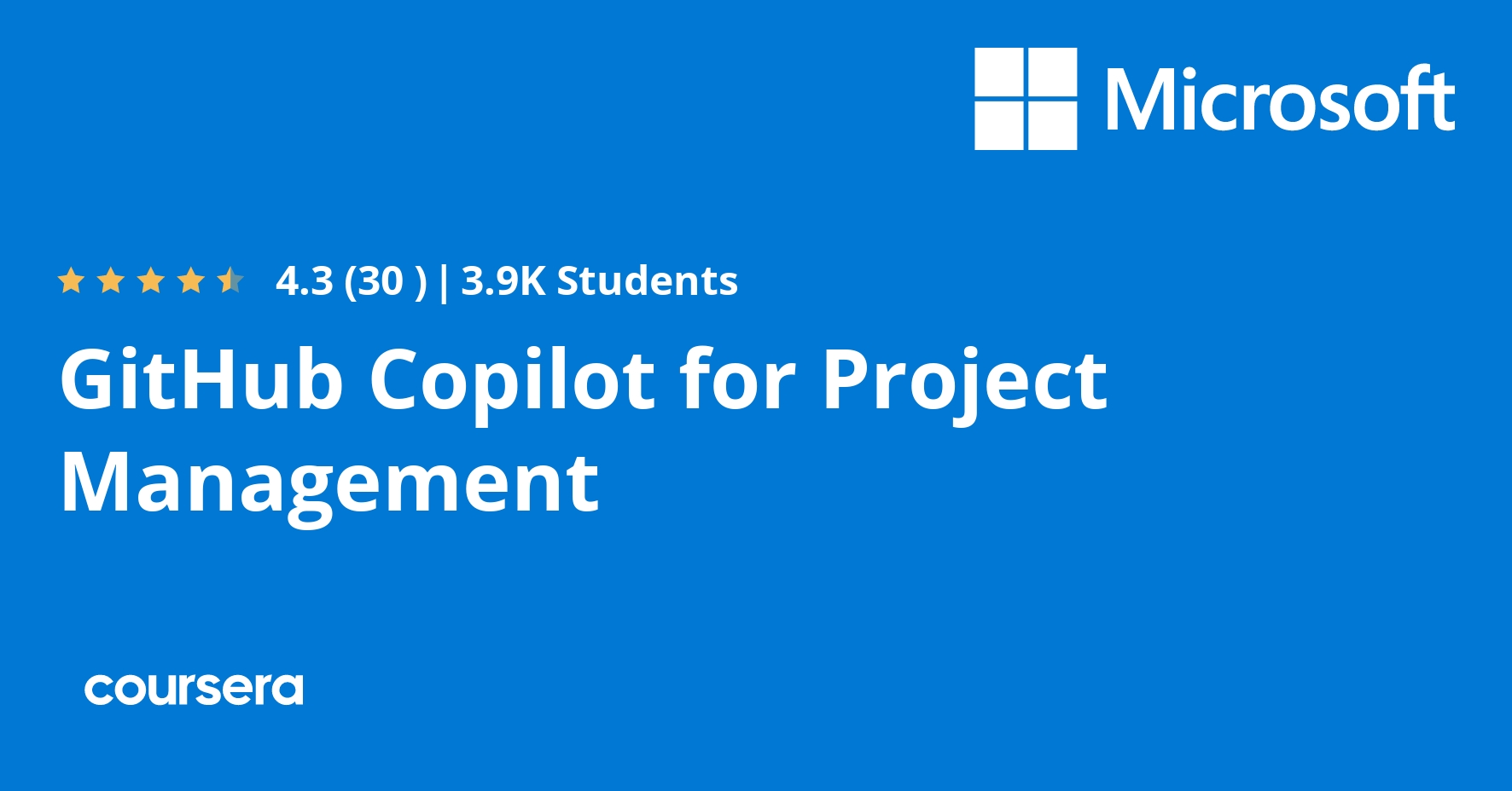 Github Copilot For Project Management Coursera