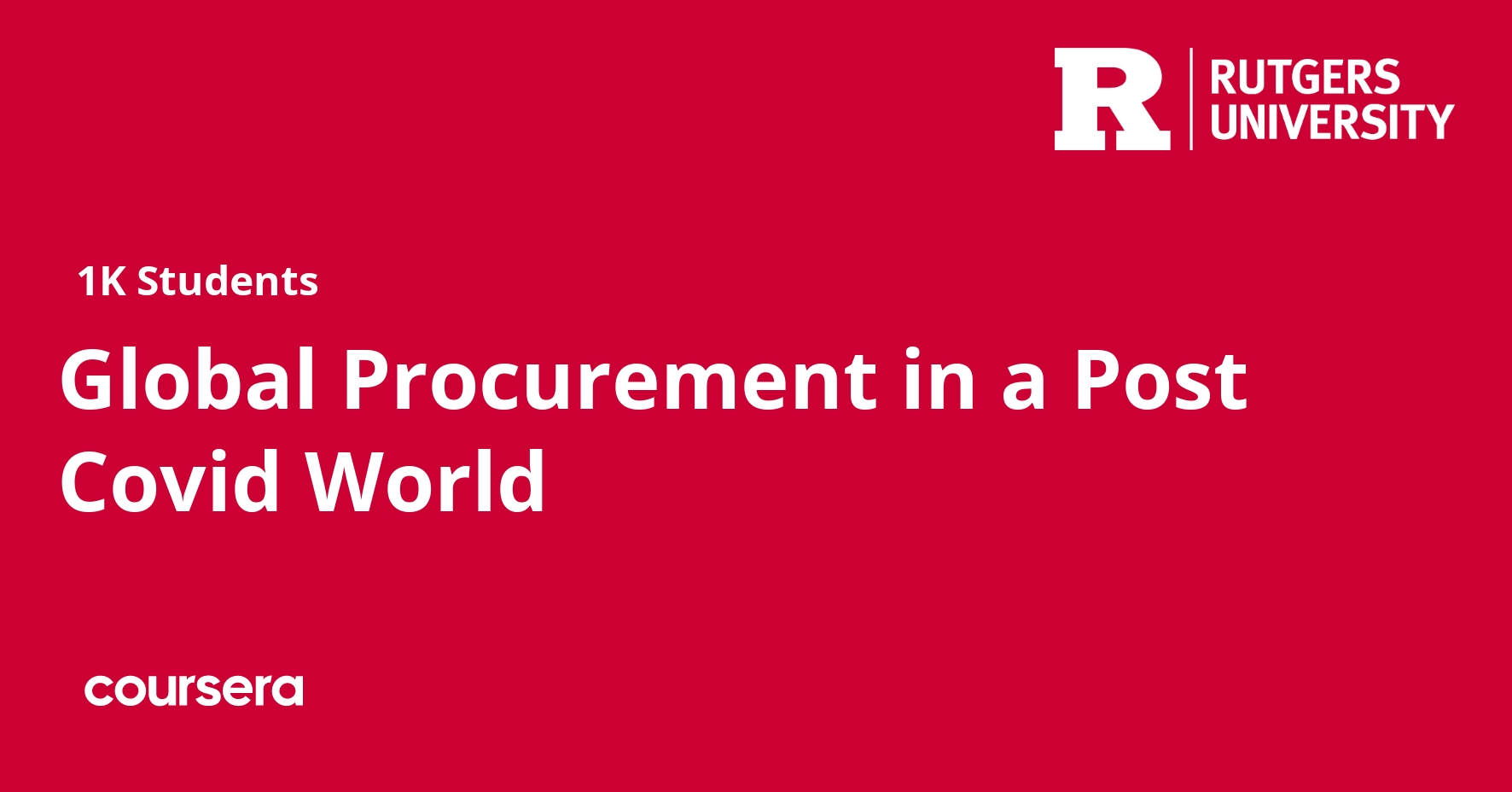 Global Procurement in a Post Covid World | Coursera
